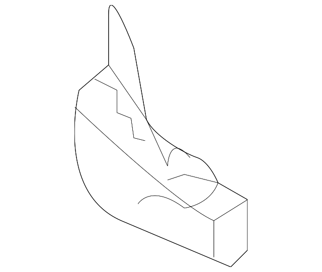 86864-2G500 - Rear Deflector 2009-2010 Kia Optima | Kia.Parts Store