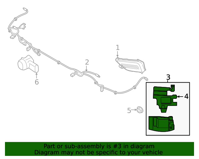 2019-2020 Hyundai Santa Fe Blind Spot Radar 99140-S2010 | OEM Parts Online