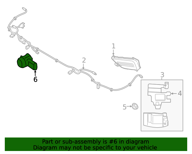 2019-2020 Hyundai Santa Fe Park Sensor 99310-S1000 | QuirkParts