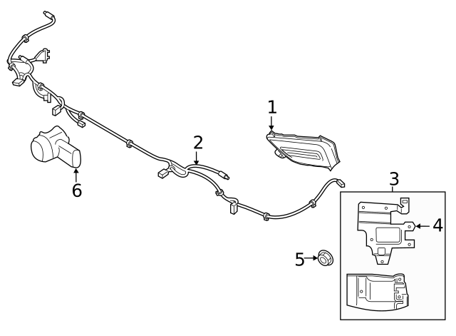 2019 Hyundai Santa Fe Blind Spot Radar 99140-S2000 | QuirkParts