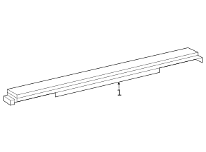 75554-48100 - Drip Molding - 2021 Toyota Venza | OEM Genuine Toyota Parts