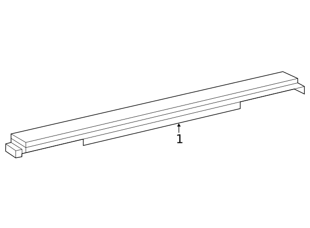 75554-48100 - Roof Drip Molding 2021-2024 Toyota Venza | AutoNation Parts