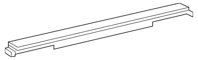 75554-48100 - Drip Molding - 2021 Toyota Venza | OEM Genuine Toyota Parts
