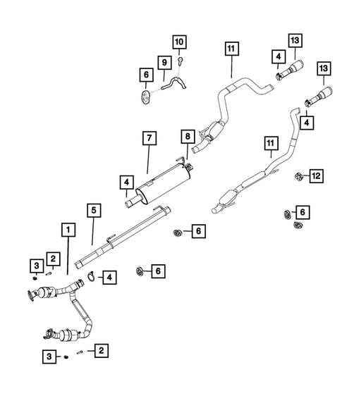 Exhaust System for 2017 Ram 1500 | Mopar eStore
