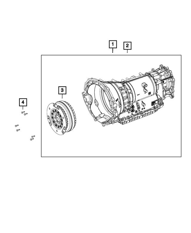 MOPAR WITH TORQUE CONVERTE TRANSMISS - 68483327AB - 68483327AB | Mopar ...