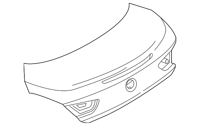 41627228478 - 2012-2017 BMW Trunk Lid (41-62-7-228-478) | BMW of South ...