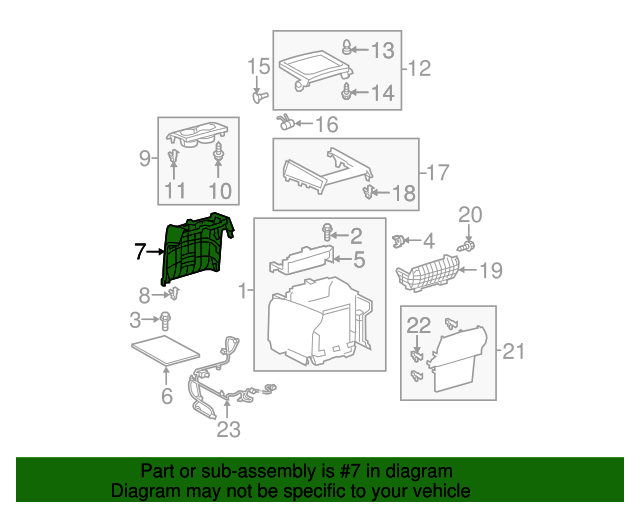 2011-2014 Toyota Sienna Front Cover 58821-08020-E1 | Toyota San Diego Parts