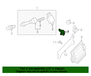 23731-EA20D - Crankshaft Position Sensor - 2005-2019 Nissan | Nissan ...