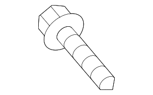 90105-06344 - Lift-Gate Finish Panel Bolt - 2016-2023 Toyota | OEM ...