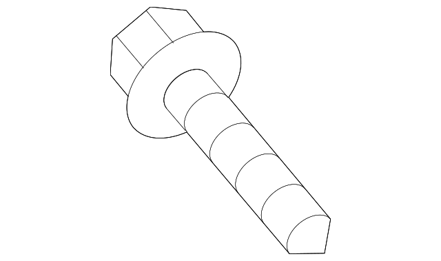 90105-06344 - Lift-Gate Finish Panel Bolt - 2016-2023 Toyota | OEM ...