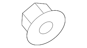 Genuine Toyota Lift-Gate Finish Panel Nut part# 90179-06362 for 2016 ...