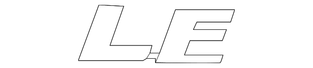 Genuine Toyota Nameplate part# 75443-0R080 for 2019-2024 Toyota RAV4 ...