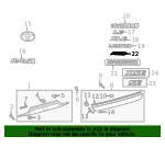 75444-0R100 - Nameplate - 2019-2024 Toyota | OEM Genuine Toyota Parts