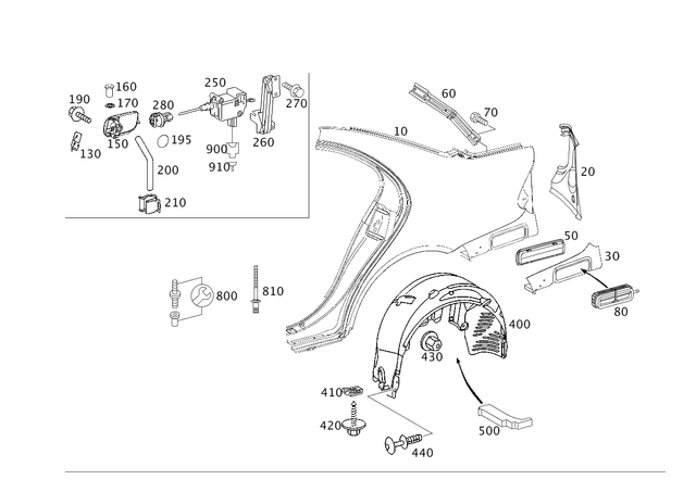 211-690-18-30 - Cover 2007-2009 Mercedes-Benz E550 | Mercedes-Benz USA ...