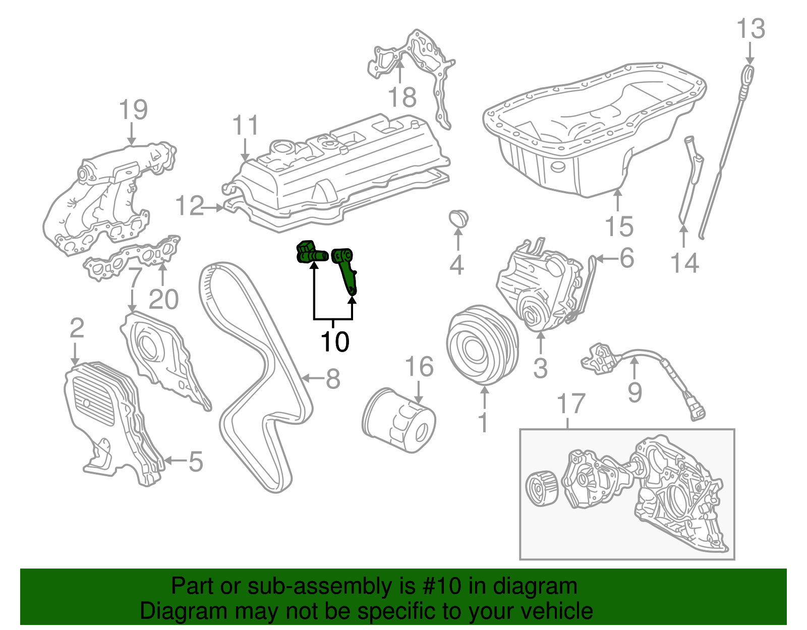 1992-2001 Toyota Engine Camshaft Position Sensor 19300-03010 | Toyota ...