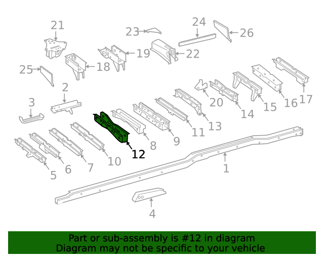 906-310-21-46 - Cross-Member 2014-2021 Mercedes-Benz | Mercedes-Benz ...