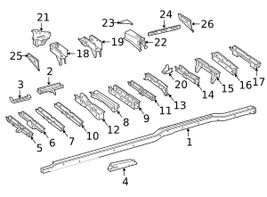 906-310-33-18 - Frame Rail Bracket 2019-2021 Mercedes-Benz Sprinter ...