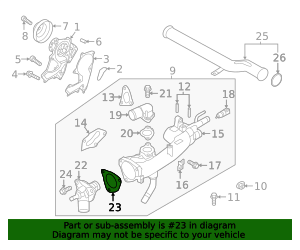 2019-2024 Kia Thermostat Unit Gasket 25640-3L300 | OEM Parts Online