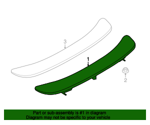 51-62-7-400-288 - Rear spoiler, active, primed 2012-2015 Mini Cooper ...