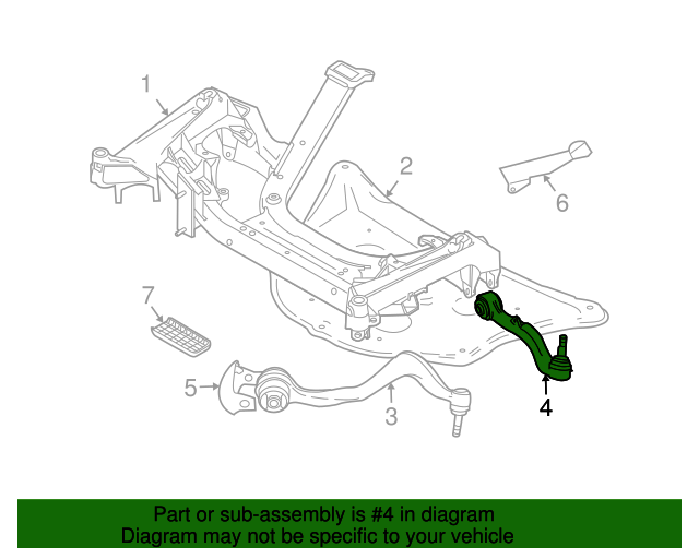 31-12-2-347-986 - Repair kit, wishbone, right 2002-2010 BMW ...