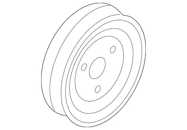 25129-2G500 - Engine Water Pump Pulley 2012-2015 Kia | Kia.Parts Store