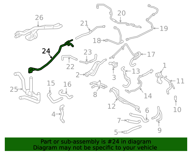 8W1-819-377-D - Pipe 2019-2023 Audi | Audi OEM Parts
