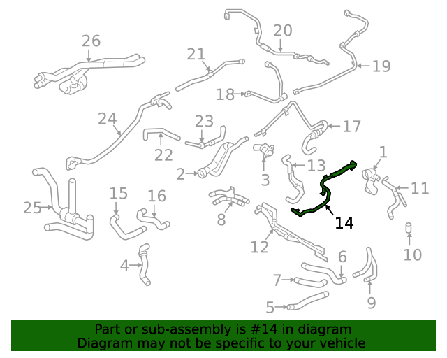 8W0-122-063-A - Hose & Tube Assembly 2019-2023 Audi | Audi OEM Parts