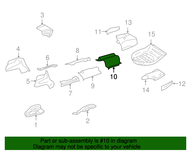 216-682-00-71 - Heat Shield 2007-2014 Mercedes-Benz | Mercedes-Benz USA ...