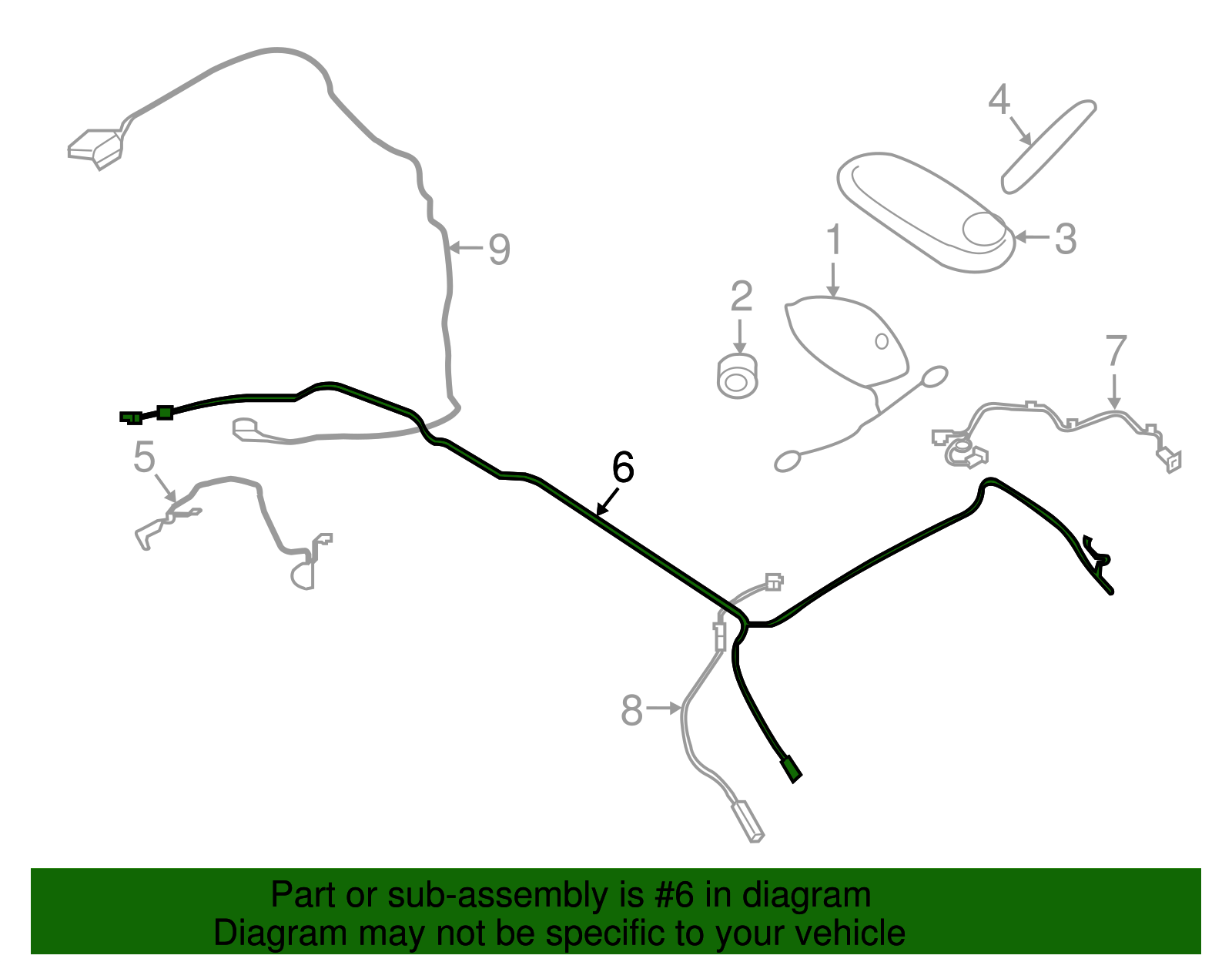 2016-2017 Infiniti QX50 Antenna Cable 28243-5UC0A | Faulkner Infiniti ...