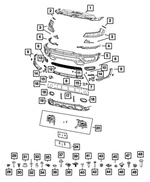 Front Bumper and Fascia for 2020 Ram 1500 | Mopar eStore