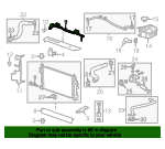 2013-2016 Chevrolet Radiator Air Upper Deflector 20789654 GM ...