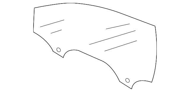 17A-845-201-B - Door Glass - 2019-2024 Volkswagen Jetta | OEM VW Part