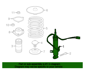 2014-2019 BMW Shock Absorber 37-10-6-875-087 | OEM Parts Online