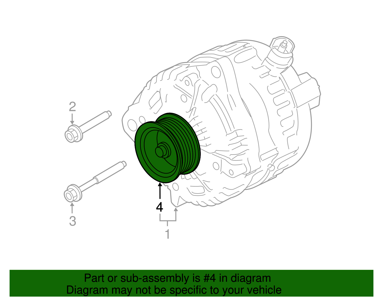 2015-2020 Ford F-150 Alternator HL3Z-10346-E | OEM Parts Online