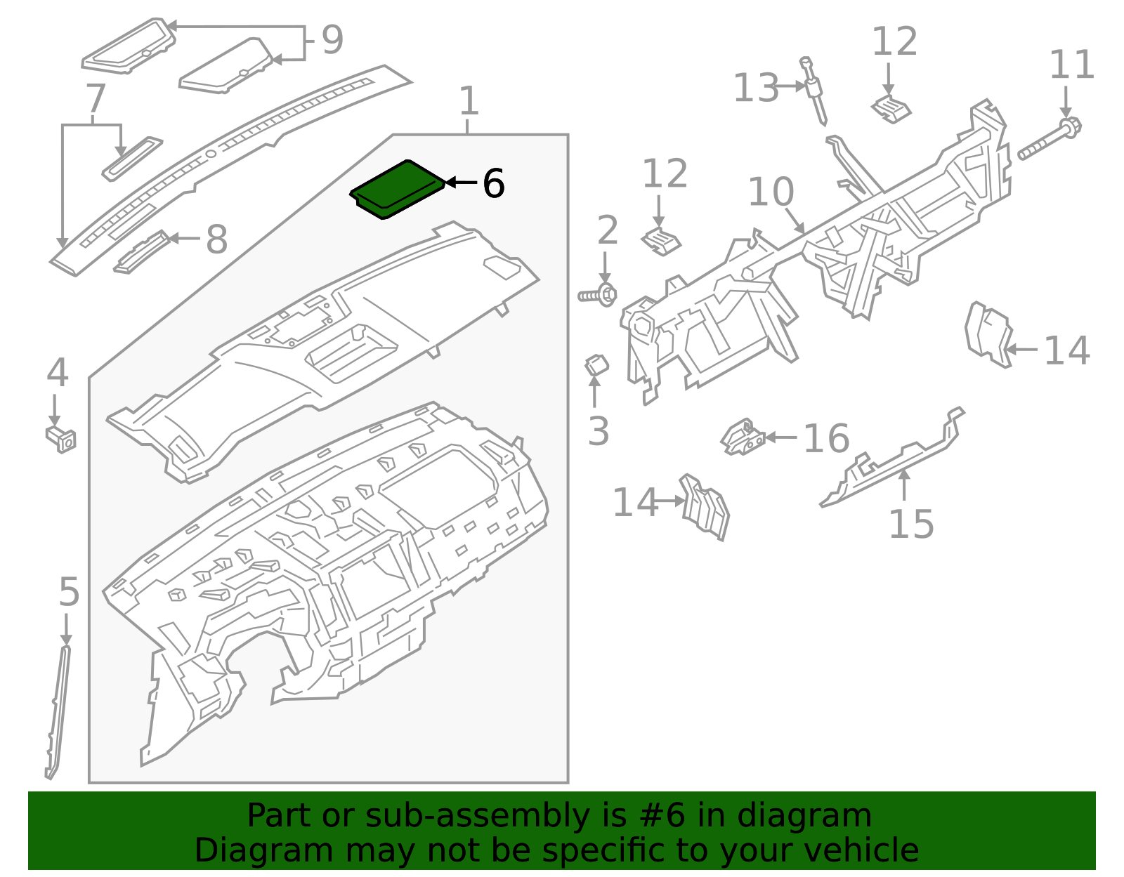 KB3Z-2104338-AA - 2019-2023 Ford Ranger - Finish Panel | My Ford Parts