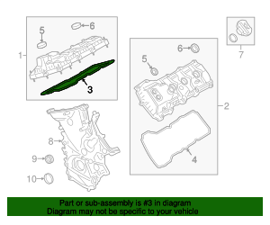 2011-2020 Ford Valve Cover Gasket BR3Z-6584-B | QuickParts