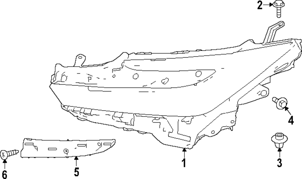 2023-2024 Toyota Headlamp Assembly 81070-47B00 | Toyota Parts Center
