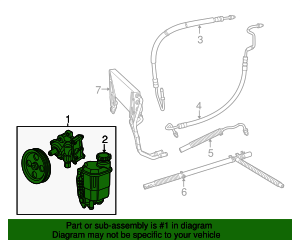 2011-2019 Ram Power Steering Pump 68225509AC | TascaParts.com