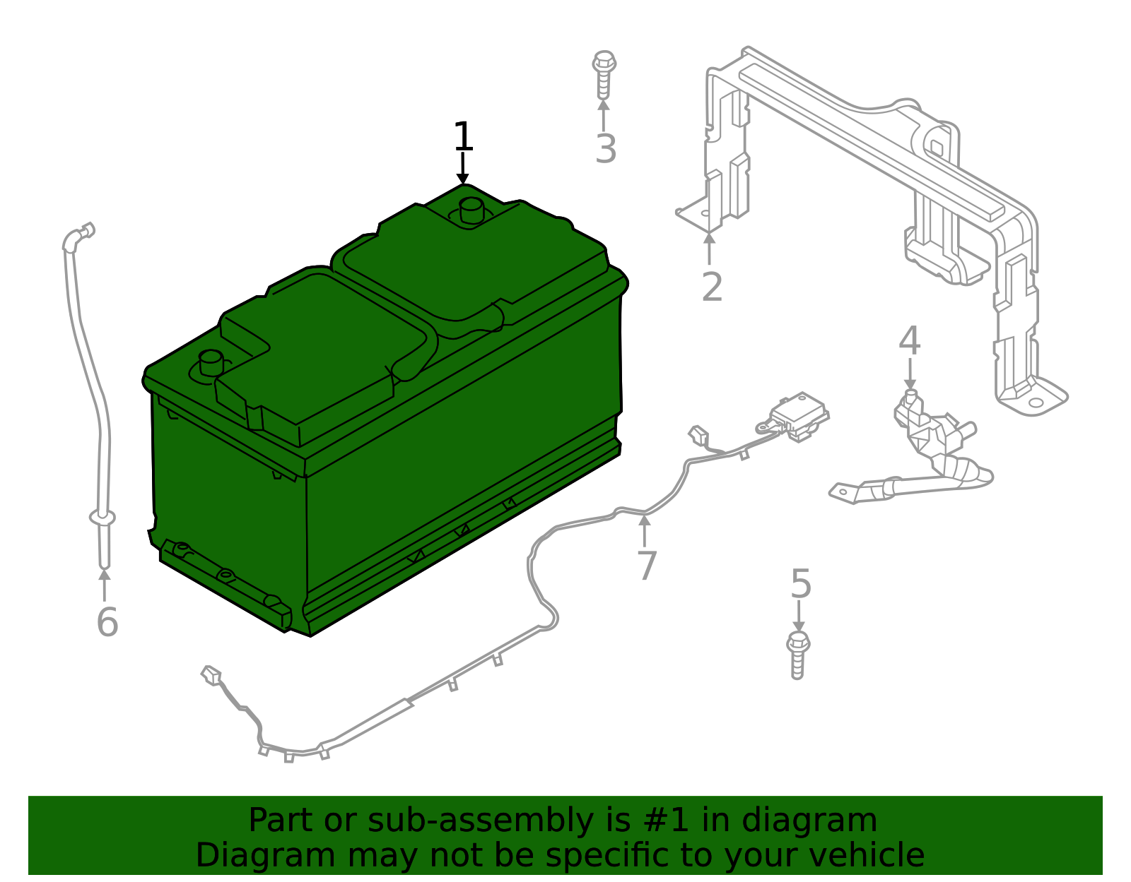 2021-2025 Genesis Battery 37110-T6920 | OE Hyundai Parts