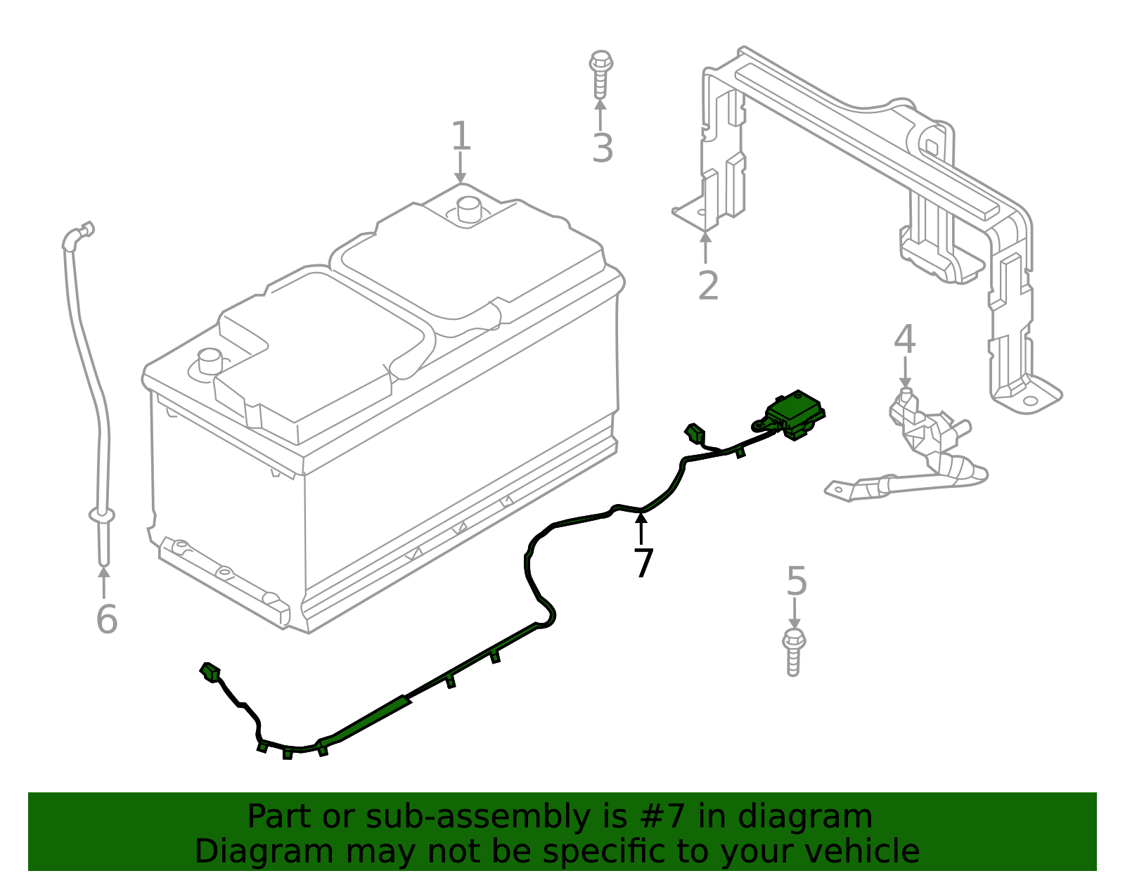Hyundai - 91850-T6010 - Battery Cable - 2021-2024 Genesis GV80 | OEM ...