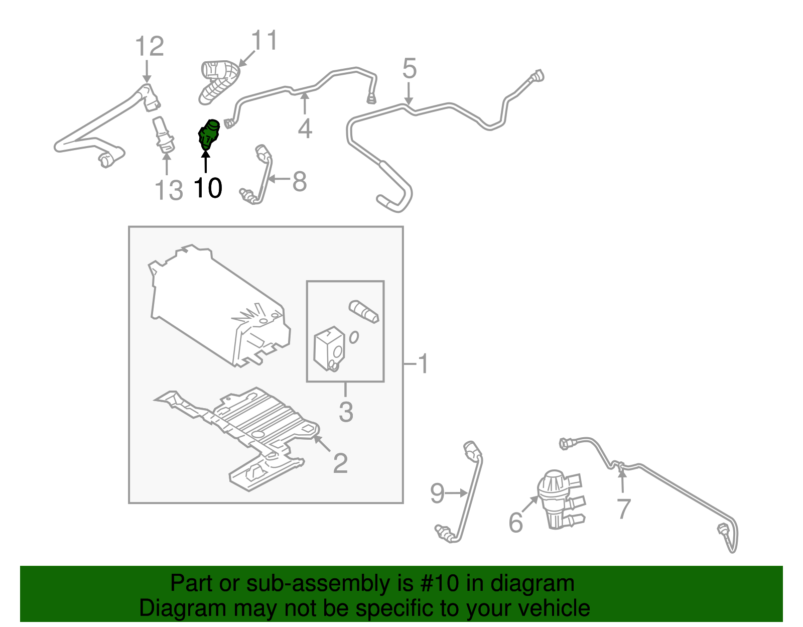 2003-2012 Ford Motorcraft™ PCV Valve EV-261 | OEM Parts Online