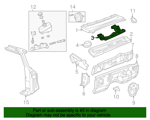 Mount Panel ZZM0-53-591A | TascaParts.com