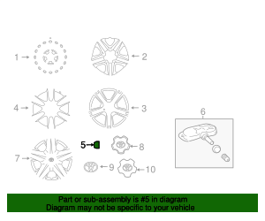 Toyota Wheel Nut Part# 9094201021 | Toyota Of Colorado Springs Parts