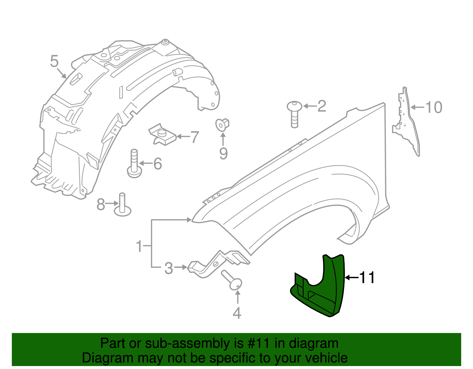999J2-XR00003 - Splash Guards (2pc) - Front Set 2005-2021 Nissan ...