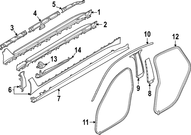 Genuine BMW 51-77-5-A36-0F4 | Mount Panel | FREE Shipping on Most ...