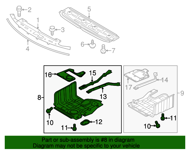 2011-2015 Kia Optima OEM NEW 2011-15 Kia Optima Front Right Radiator ...