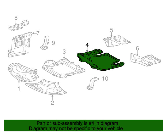 220-520-16-22 - Rear Shield 2003-2006 Mercedes-Benz | Mercedes-Benz USA ...