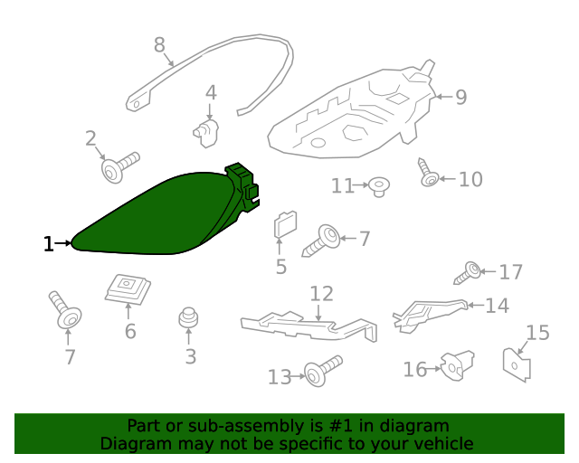 Headlamp Assembly 9Y0-941-044-AH | Sunset Porsche Parts