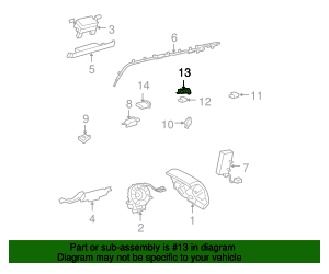 89839-60010 - Parking Aid Sensor Housing 2008-2024 Toyota ...