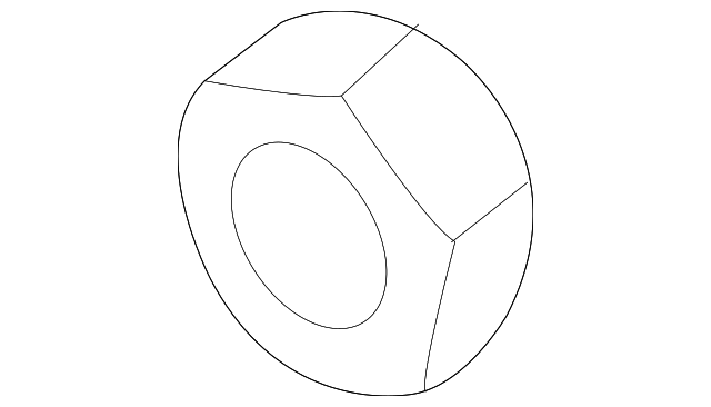 2013-2024 Mitsubishi Alternator Nut MF430122 | Mitsubishi Parts Warehouse